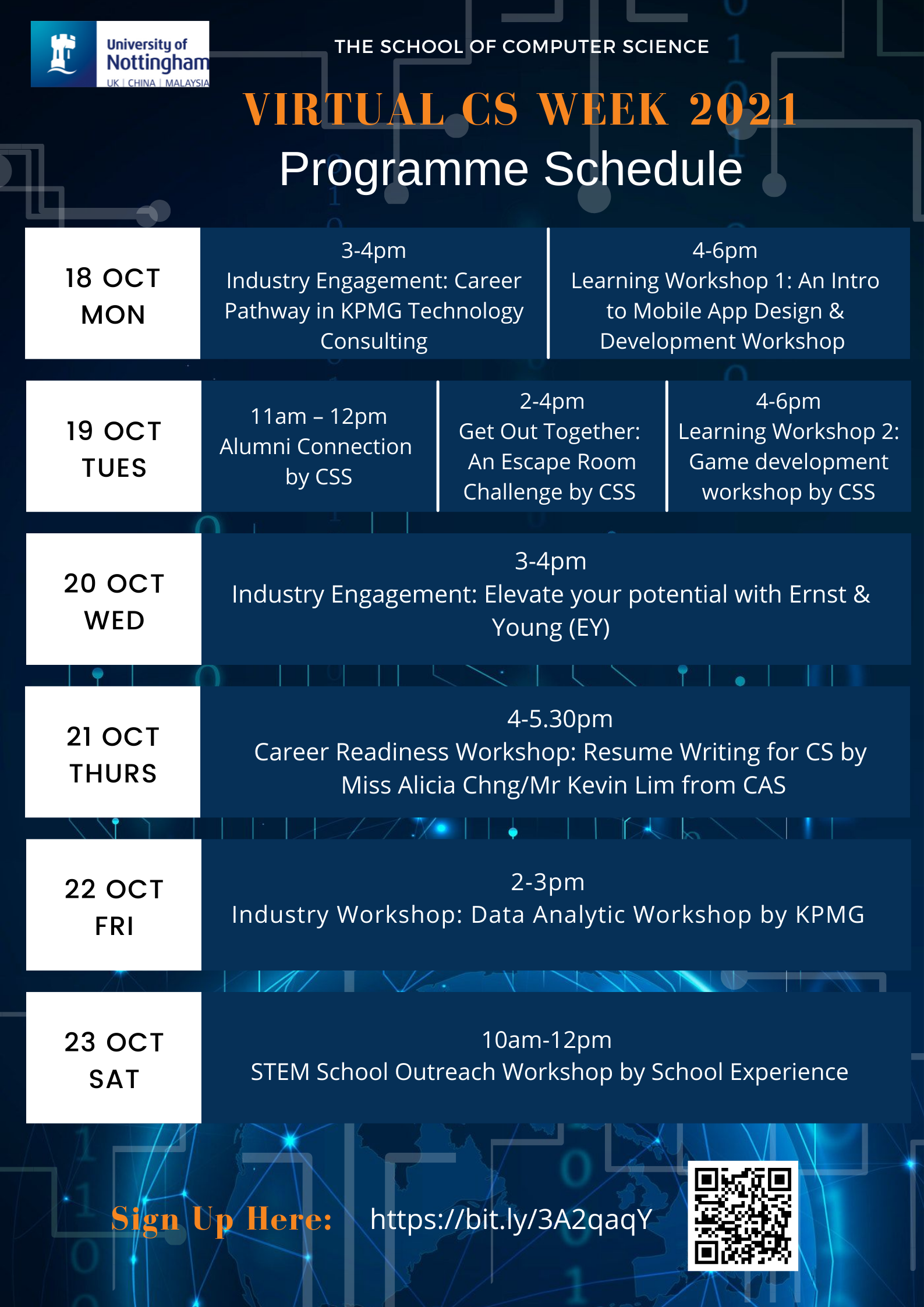Virtual CS Week 2021 – School of Computer Science