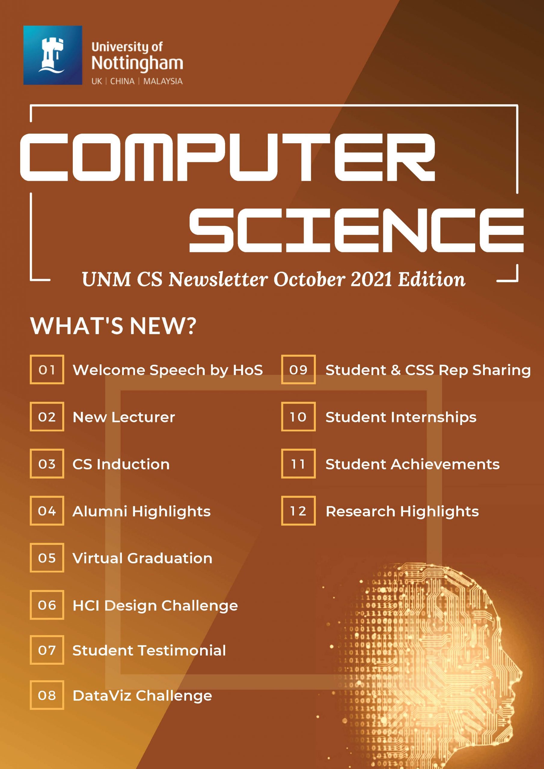 CS Newsletter Oct 2021 Edition – School of Computer Science